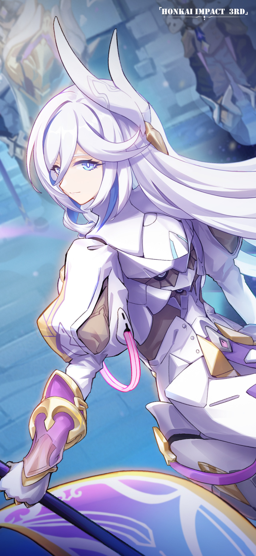 Safebooru - 1girl closed mouth formal hair between eyes hare (honkai ...