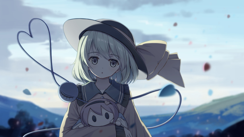 Safebooru - 1girl black headwear blurry blurry background blush ...