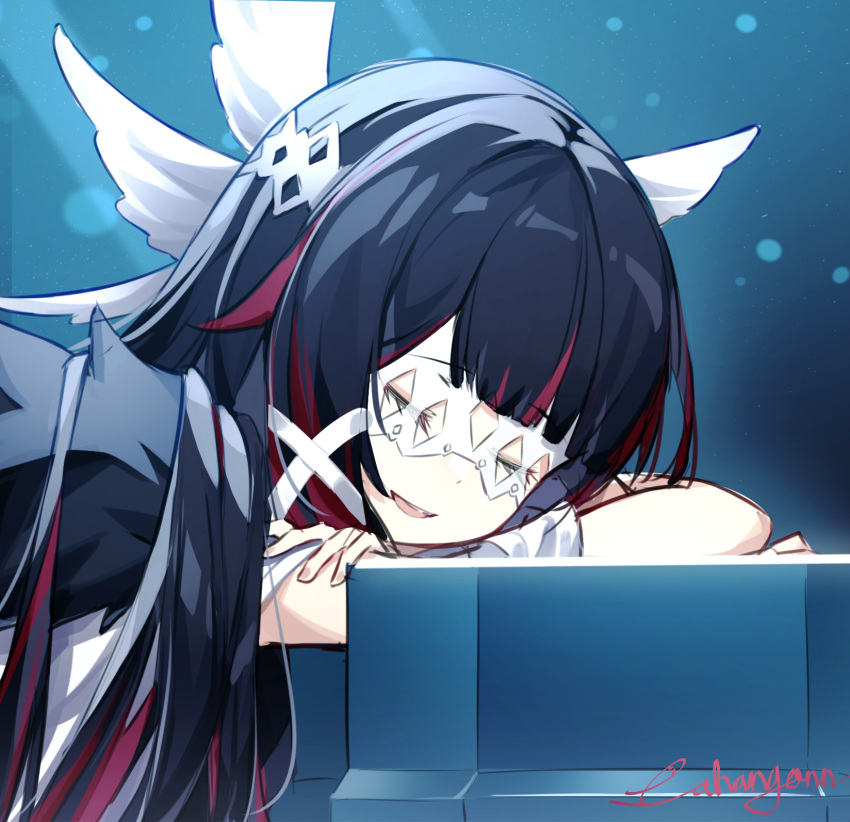 Safebooru - artist name black hair closed eyes coat coffin columbina (genshin impact) genshin ...