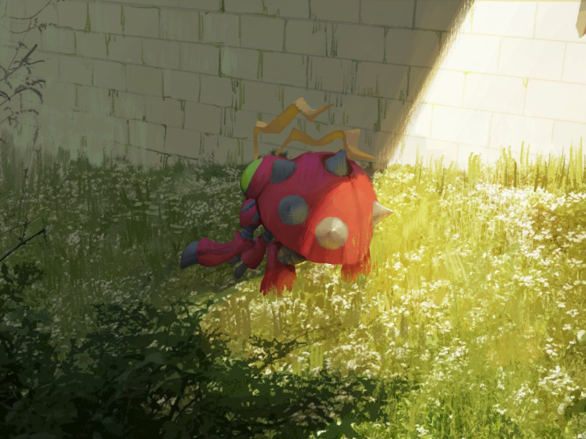 Safebooru - beetle bly mead bug digimon digimon (creature) flower grass ...