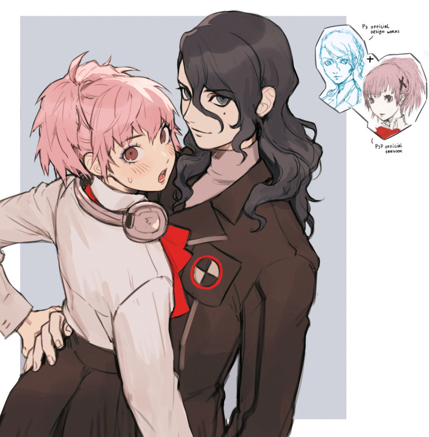 Safebooru - 1boy 1girl alternate eye color alternate hair color alternate hair length alternate ...