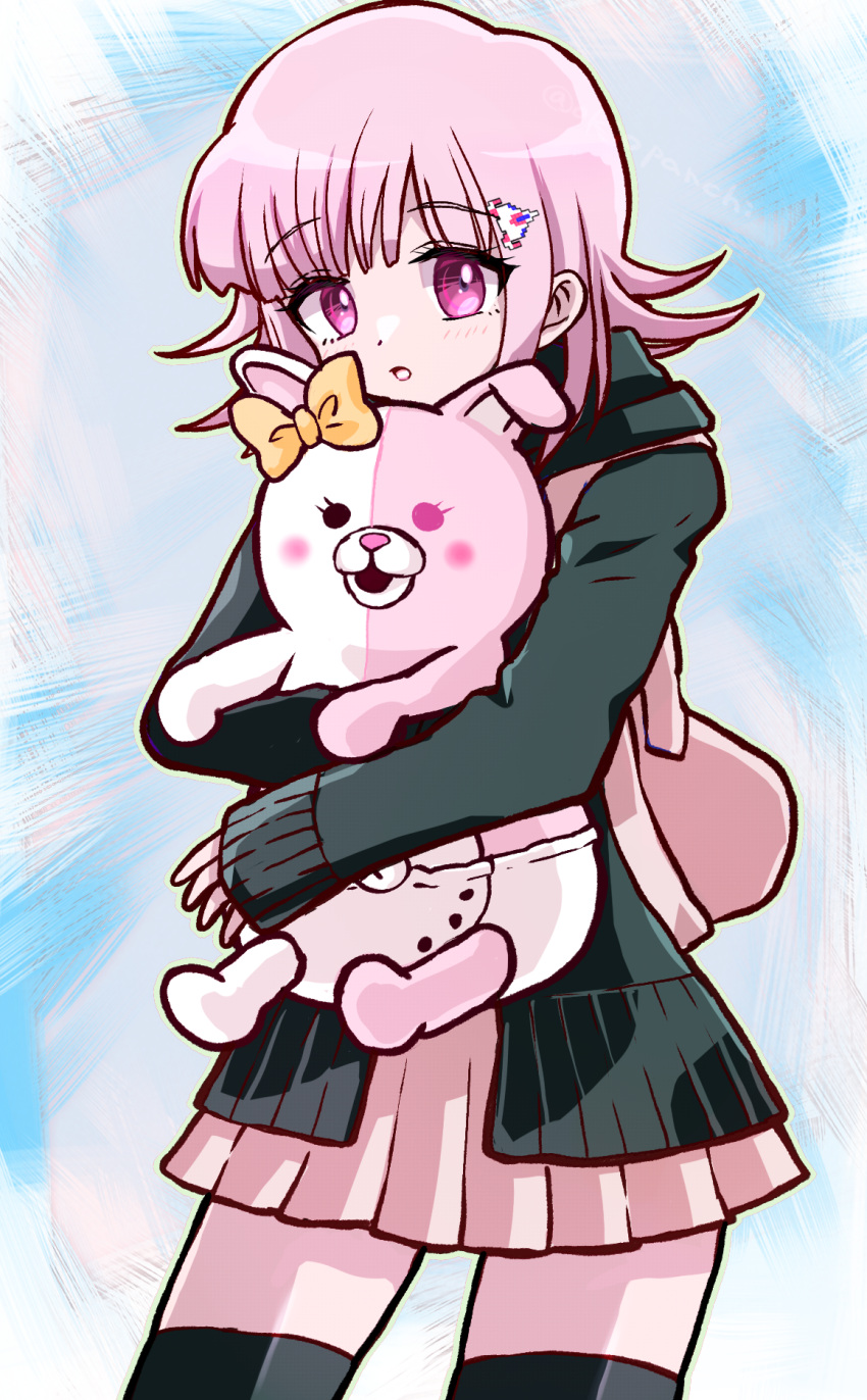 Safebooru - 1girl :o black thighhighs blush danganronpa (series ...