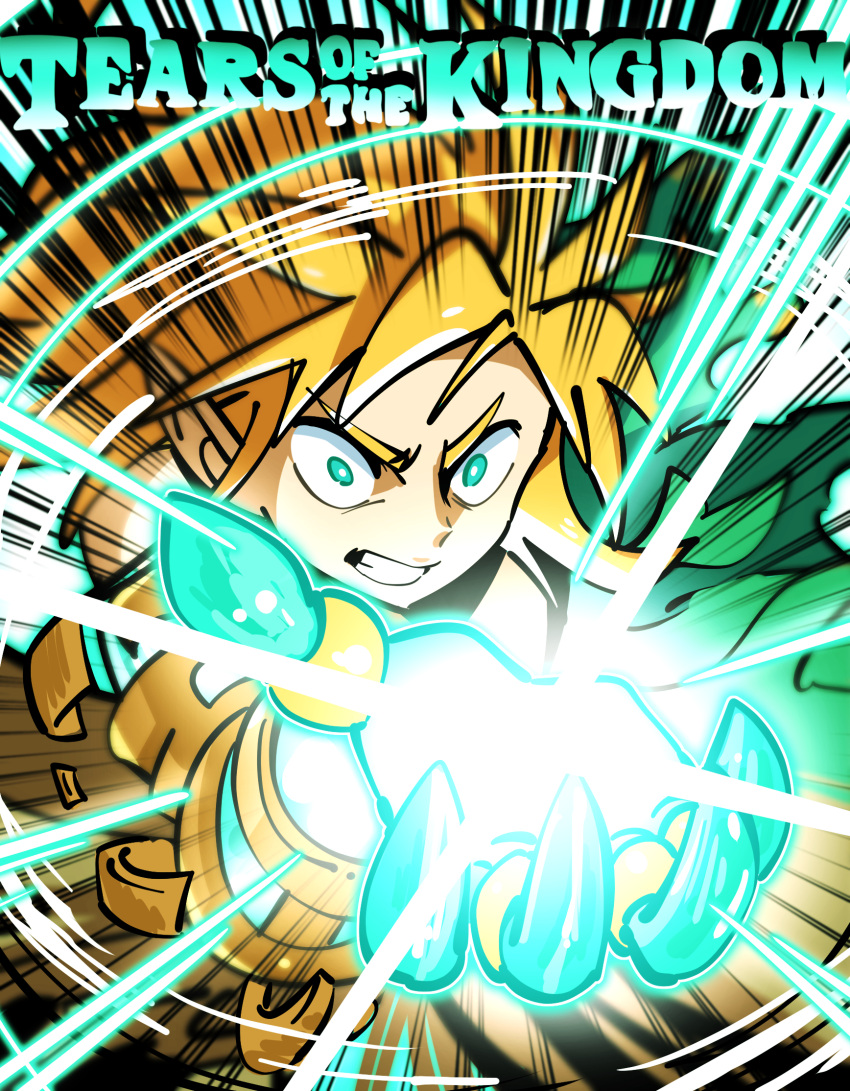 Safebooru - 1boy blonde hair blue eyes clenched teeth commentary ...