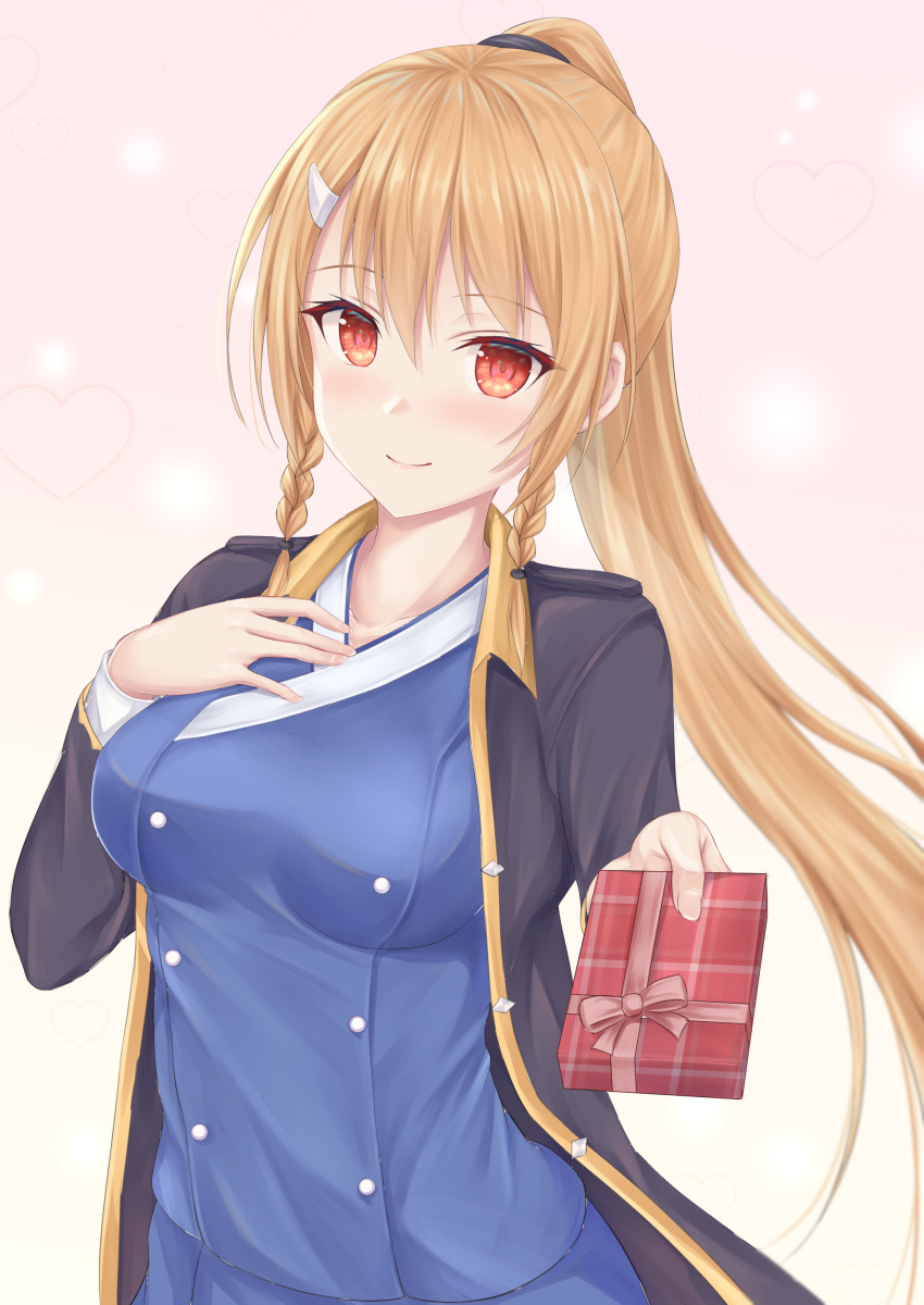 Safebooru - 1girl absurdres black coat blue shirt braid buttons closed mouth coat commentary ...