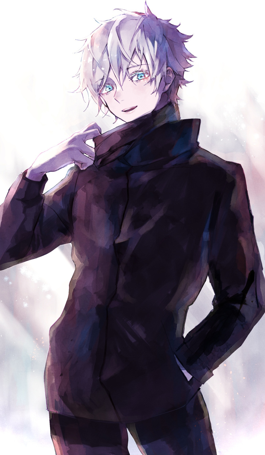 Safebooru - 1boy absurdres blue eyes commentary contrapposto cowboy ...