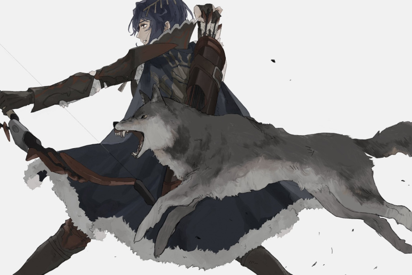 Safebooru - 1boy alcryst (fire emblem) animal armor arrow (projectile ...