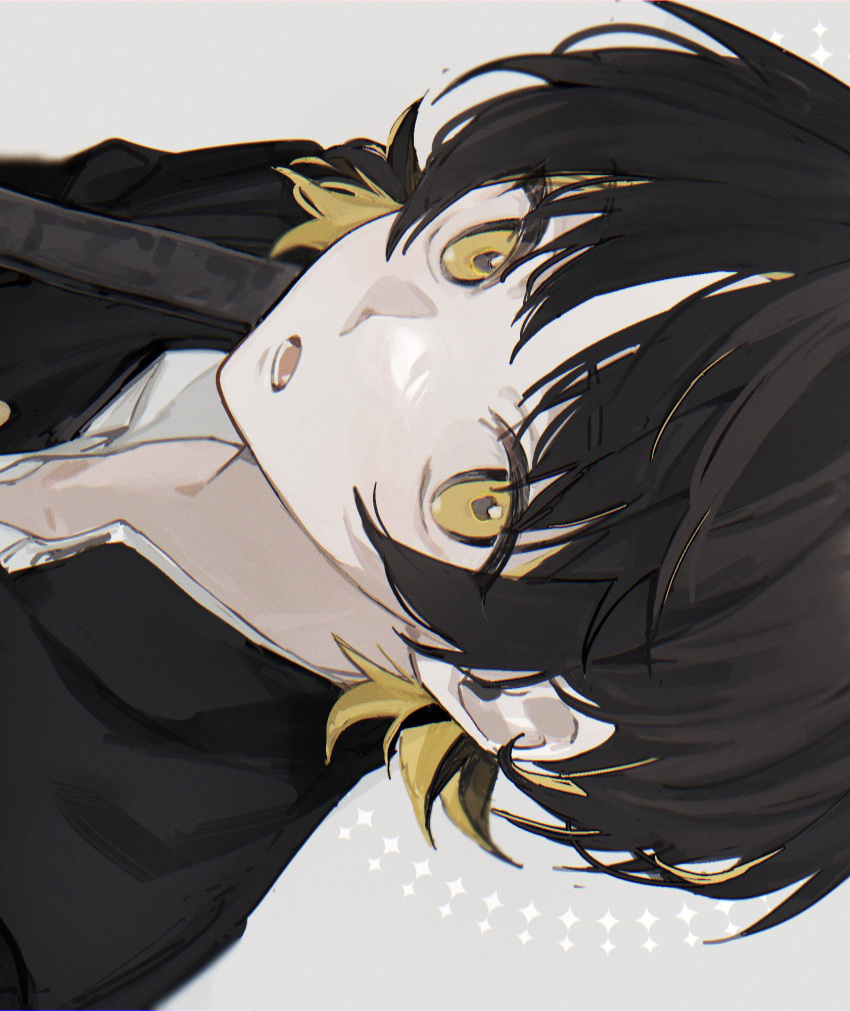 Safebooru - 00 765 1boy bachira meguru black hair black jacket blonde hair blue lock collared ...