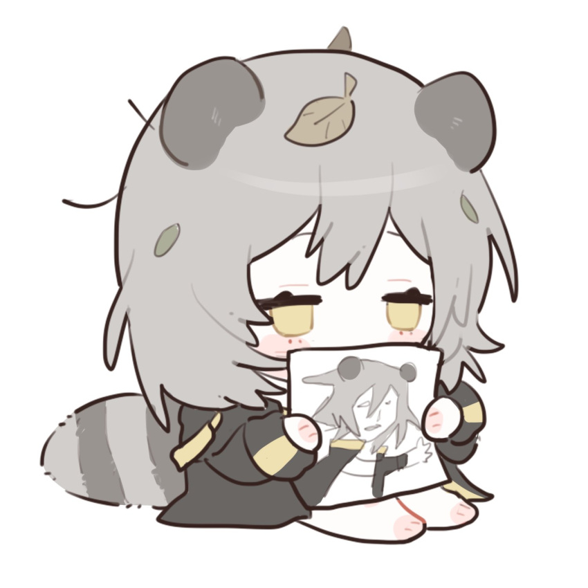 Safebooru - 1girl alitzu chama animal ears chibi highres honkai: star ...
