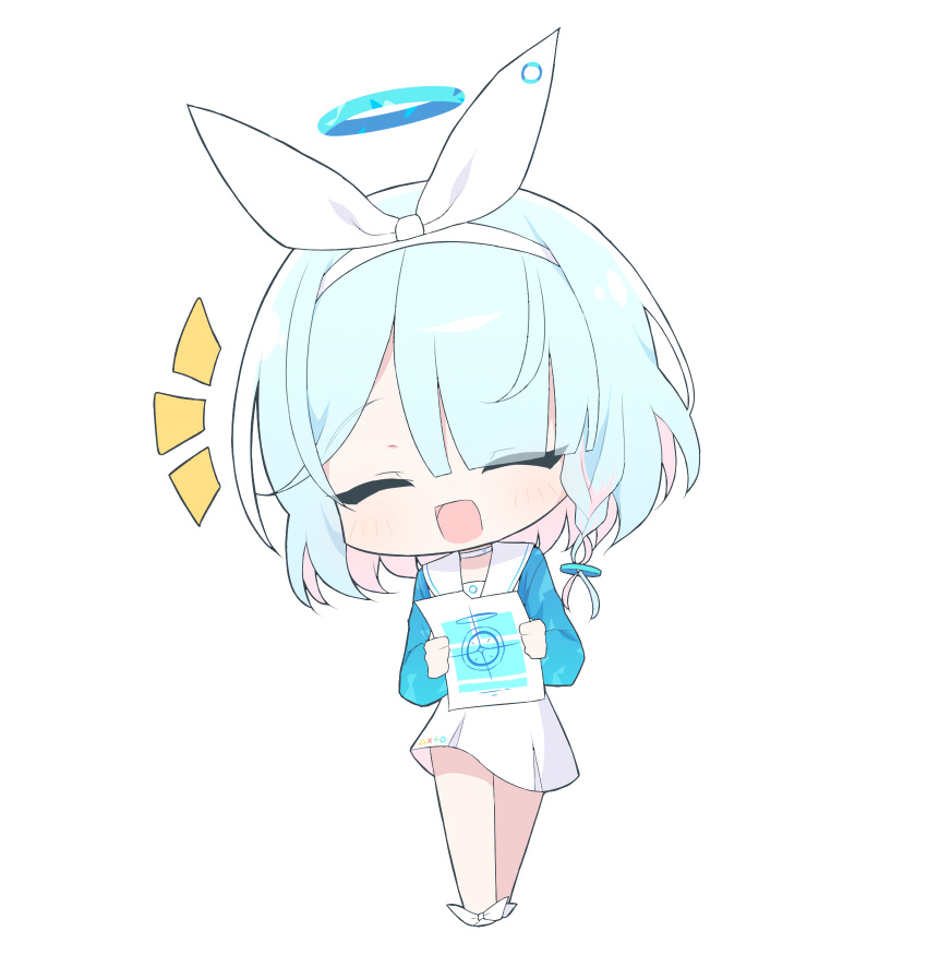 Safebooru - 1girl arona (blue archive) blue archive blue hair chibi ...