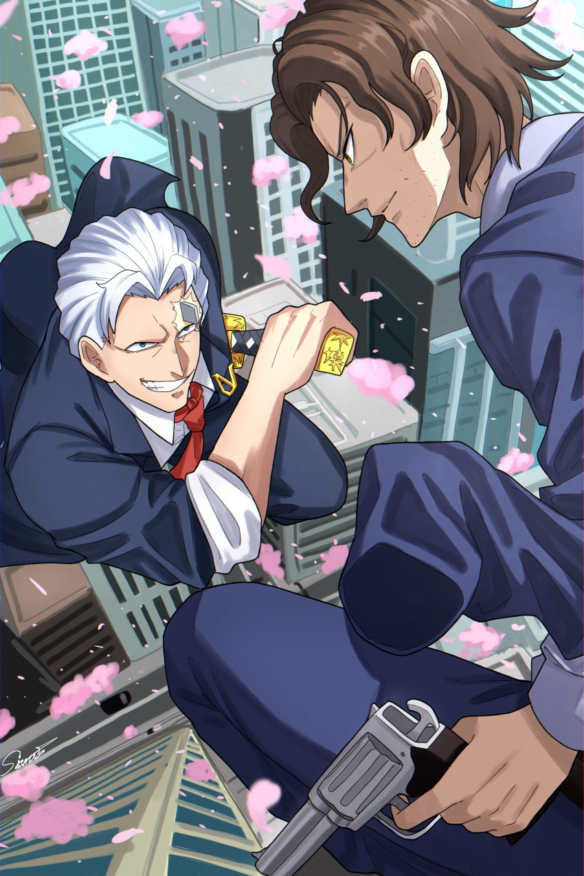 Safebooru - 2boys absurdres andy (undead unluck) artist name billy ...