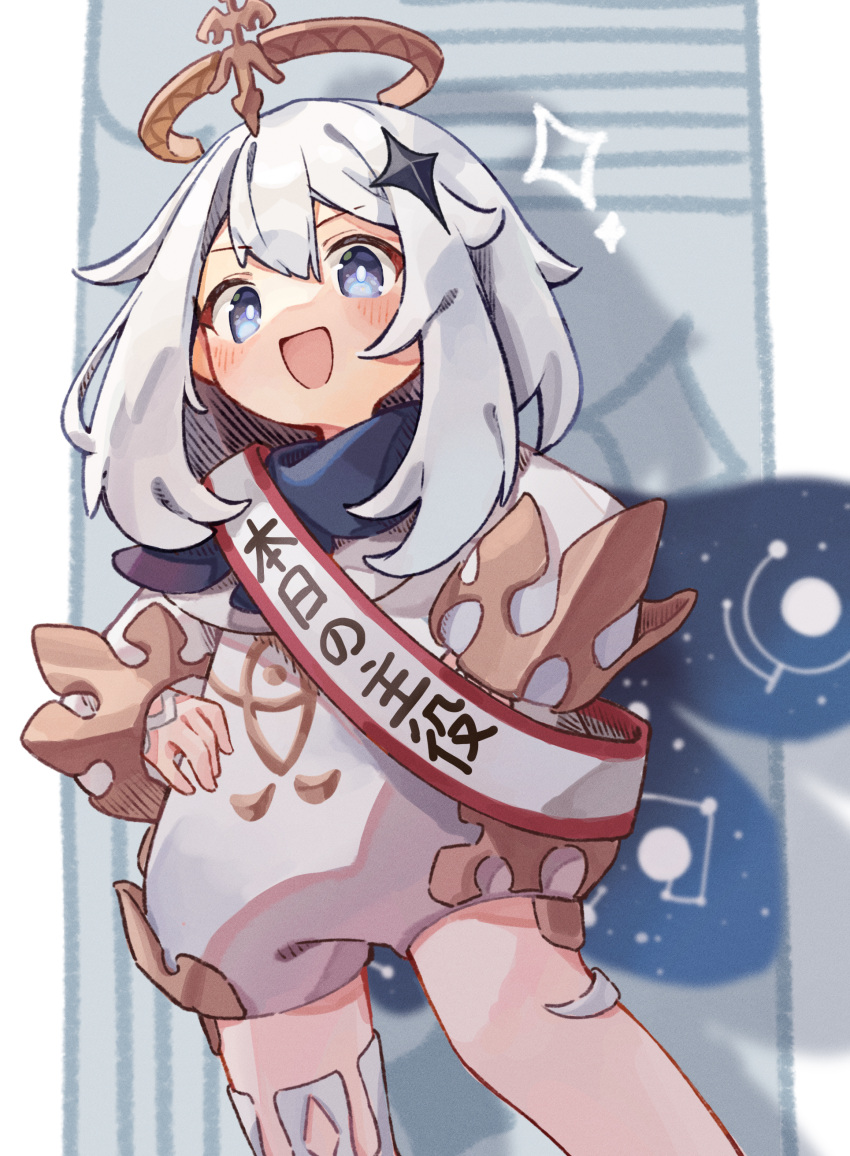 Safebooru - 1girl absurdres black scarf blue eyes bodysuit genshin ...