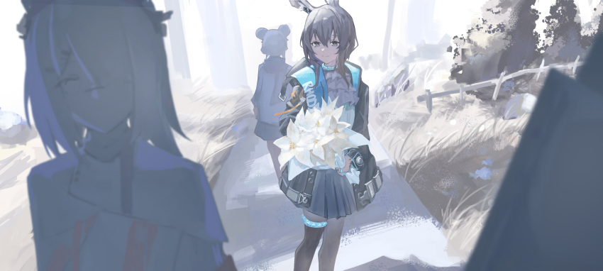 Safebooru - 1boy 3girls absurdres amiya (arknights) arknights ascot ...