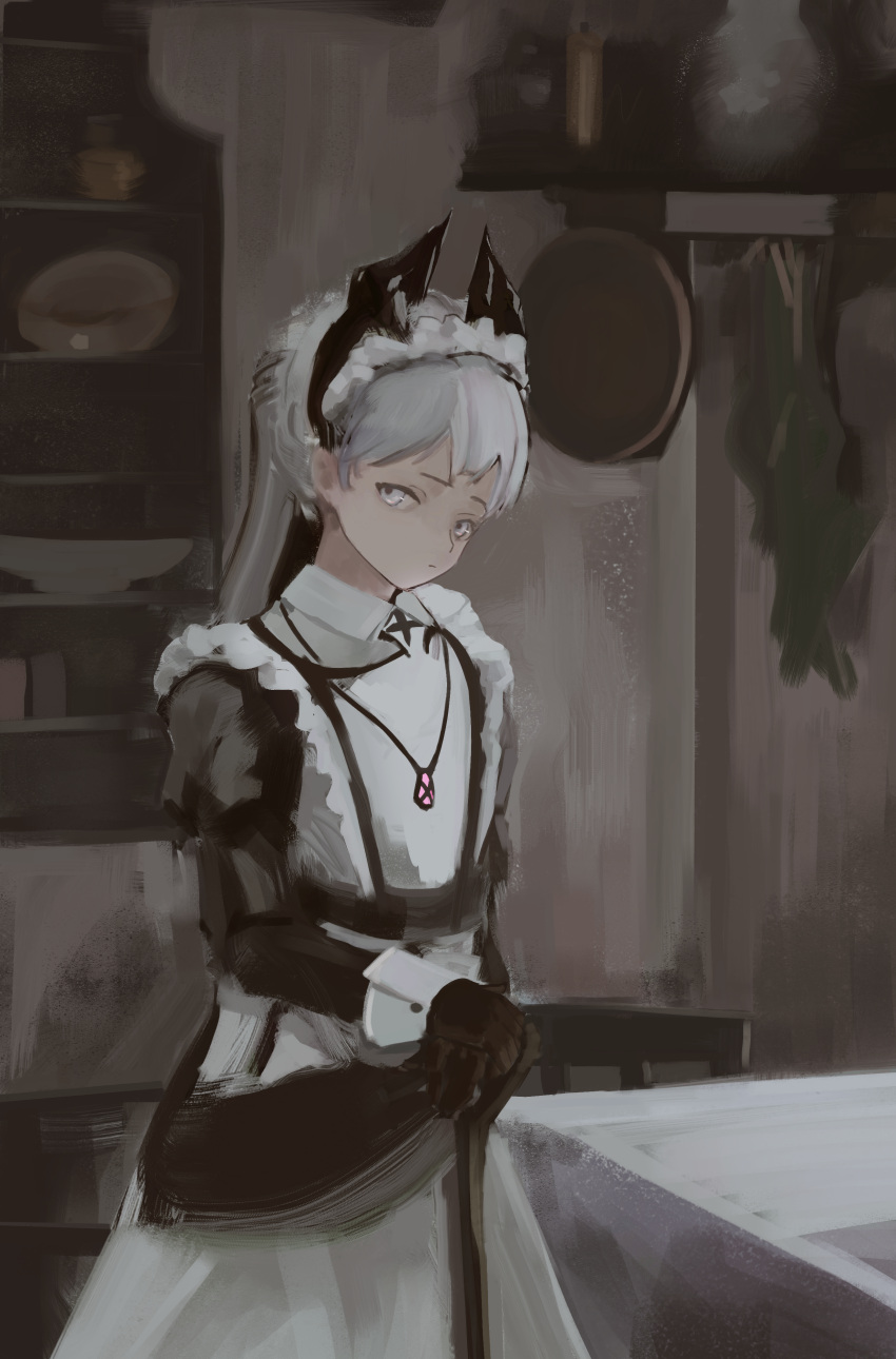 Safebooru - 1girl absurdres arknights bird grey eyes grey hair highres ...