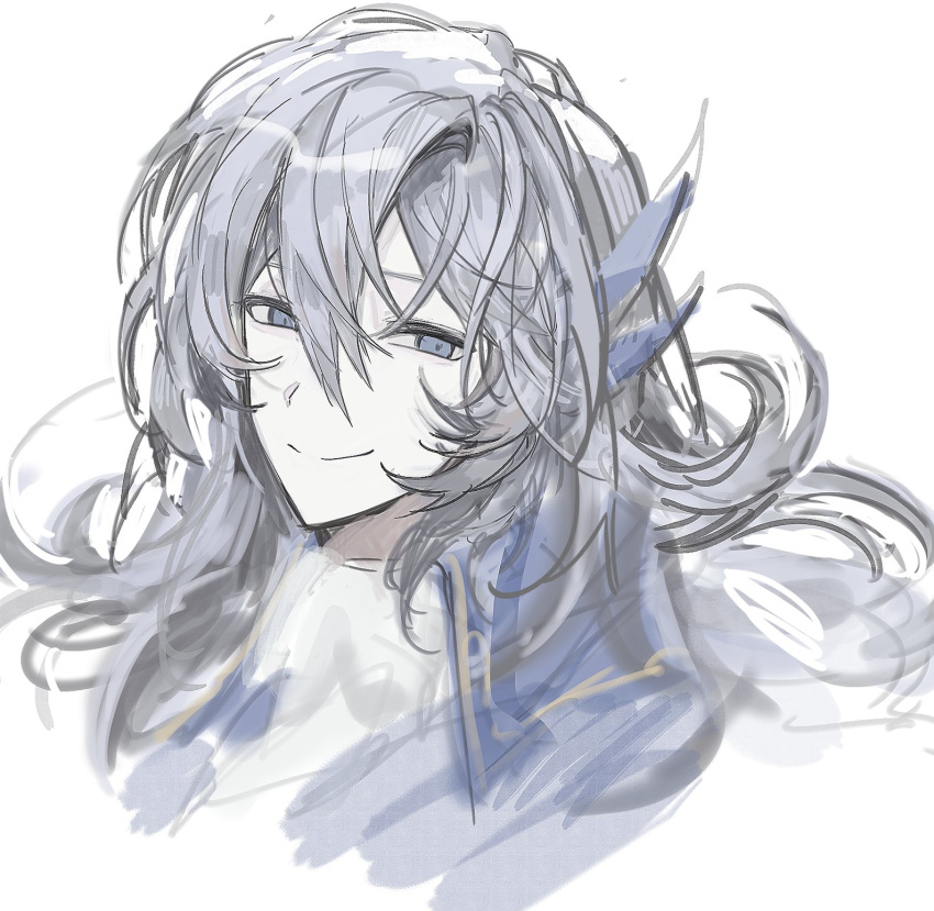 Safebooru - 1boy argalia (library of ruina) ascot blue cape blue eyes ...
