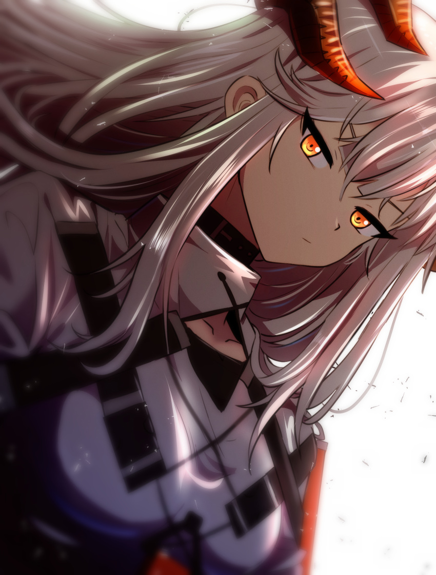 Safebooru 1girl Arknights Backlighting Breasts Closed Mouth 3974