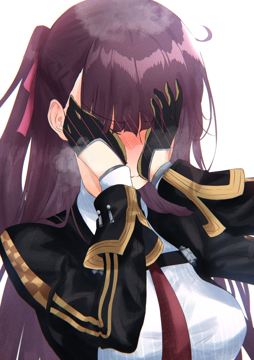 Safebooru - 1girl absurdres blush girls frontline gloves hair ribbon ...