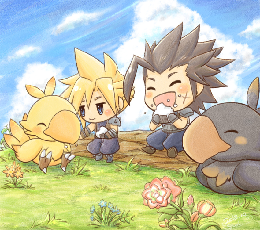 Safebooru - 2boys armor black feathers black hair blonde hair blue ...