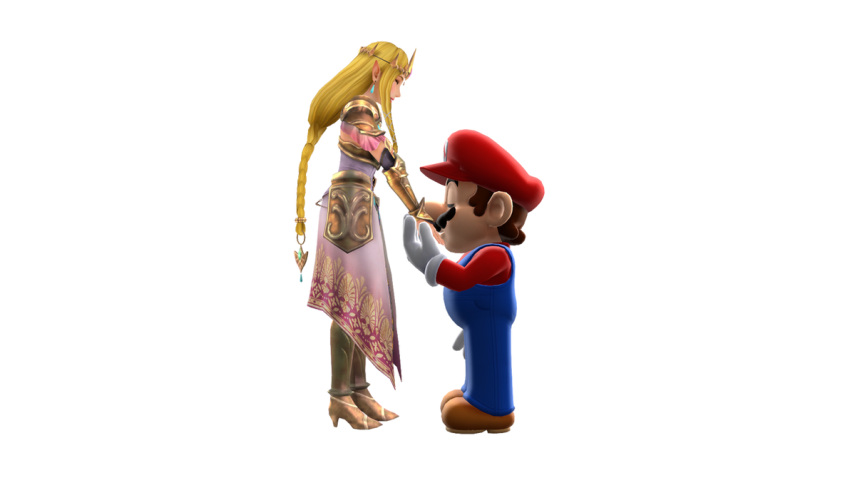 Safebooru - 1boy 1girl blonde hair couple crossover hyrule warriors ...