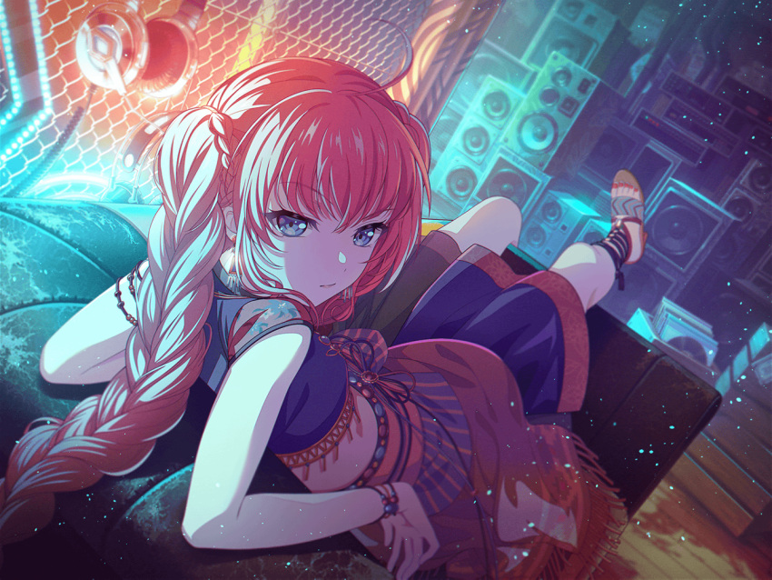 Safebooru - bang dream! blue eyes chu2 (bang dream!) dress long hair ...