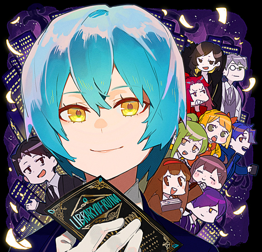 Safebooru - 5boys 6+girls ahoge angela (project moon) binah (project ...