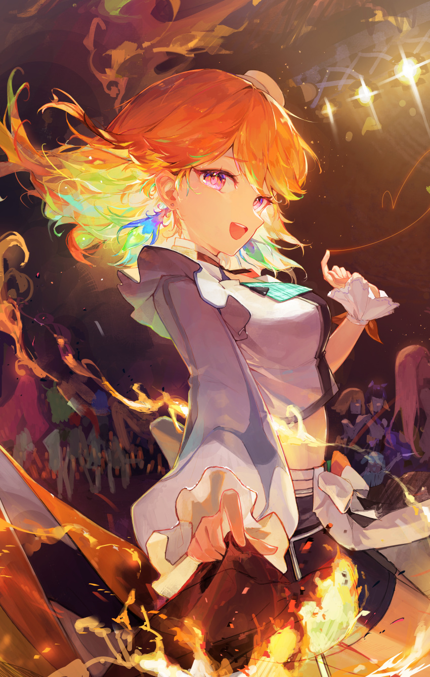 Safebooru - 6+girls absurdres alternate costume ceres fauna earrings feather earrings feathers ...