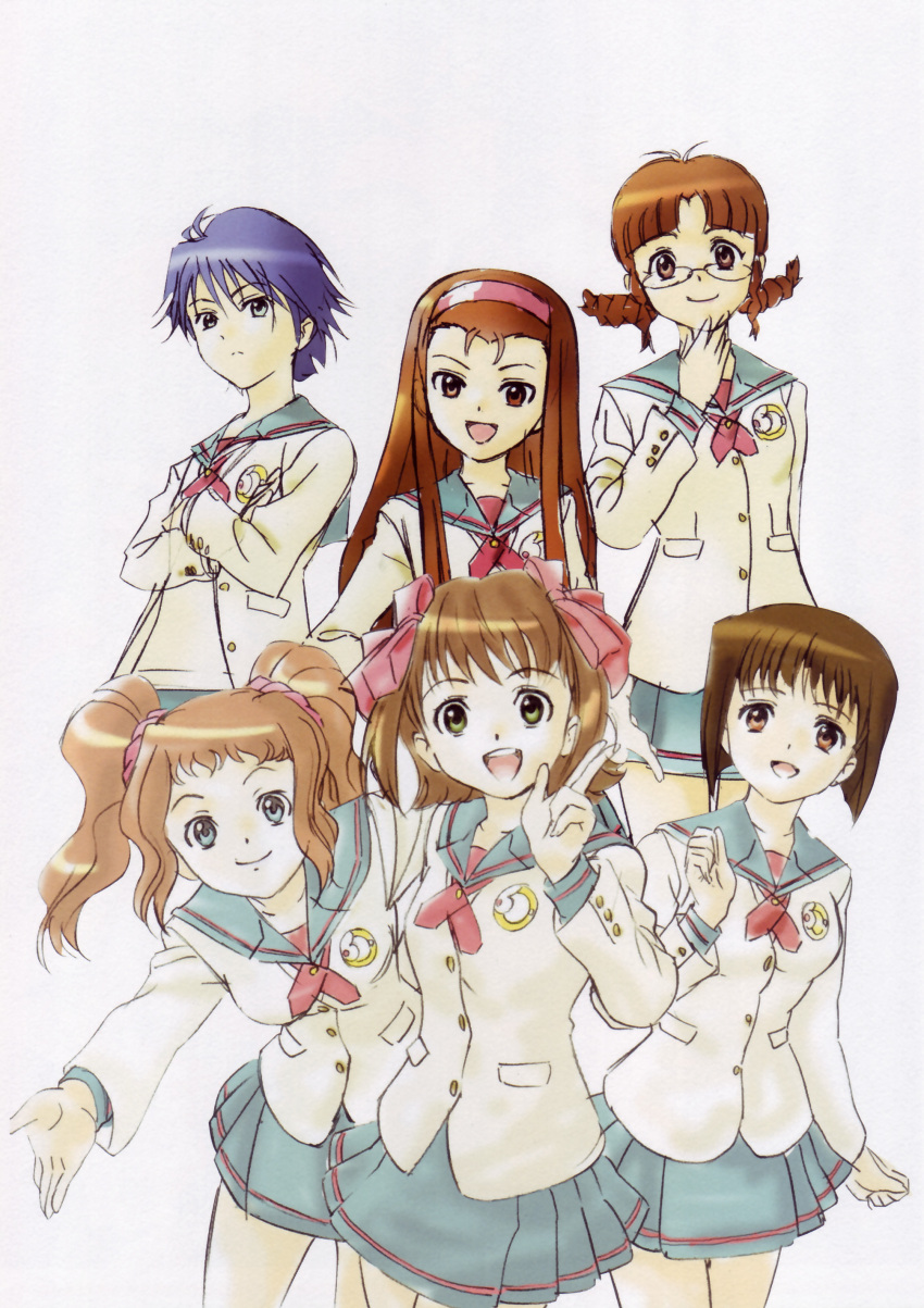 Safebooru - akizuki ritsuko amami haruka hagiwara yukiho kikuchi makoto minase iori seifuku ...