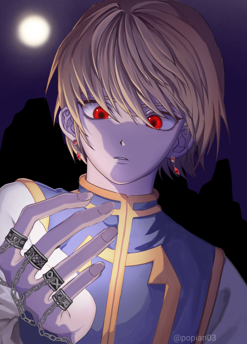 Safebooru - absurdres androgynous artist name blonde hair blue tabard ...
