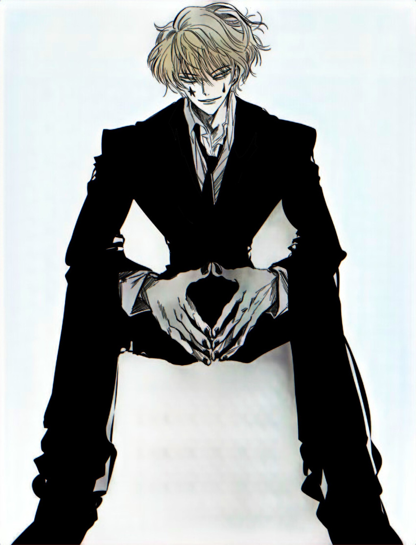 Safebooru - 1boy alternate costume alternate hair color black nails ...