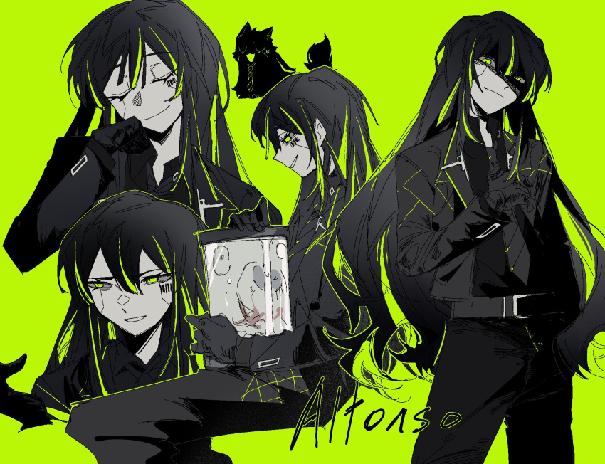 Safebooru - 1girl adjusting clothes adjusting gloves alfonso (limbus ...