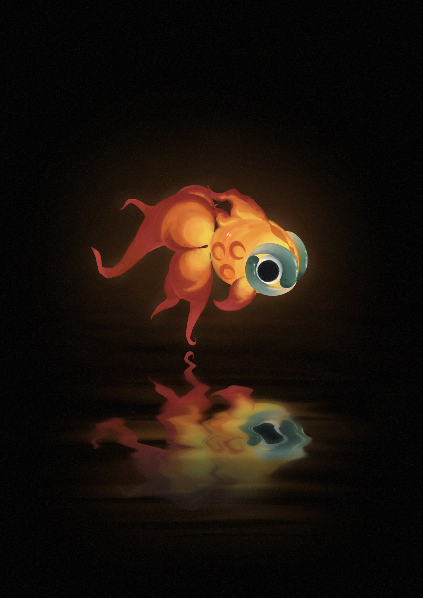 Safebooru - absurdres animal focus black background black eyes chi-yu ...
