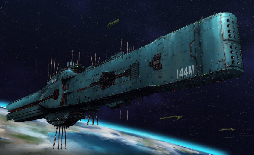 Safebooru - absurdres ginga eiyuu densetsu hatakaze171 highres hyperion (gin'eiden) military ...