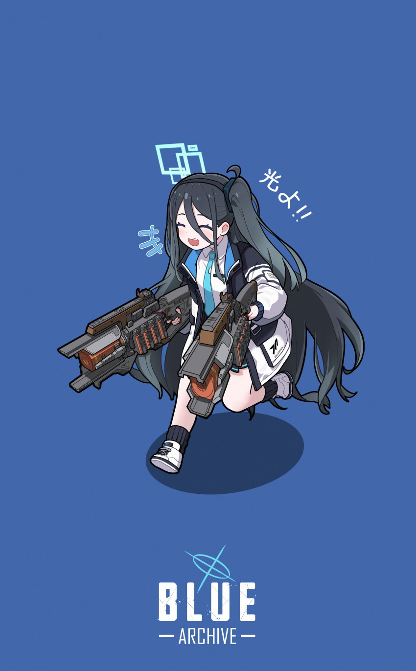Safebooru - 1girl :d ^ ^ absurdres apex legends aris (blue archive) black hair black hairband ...