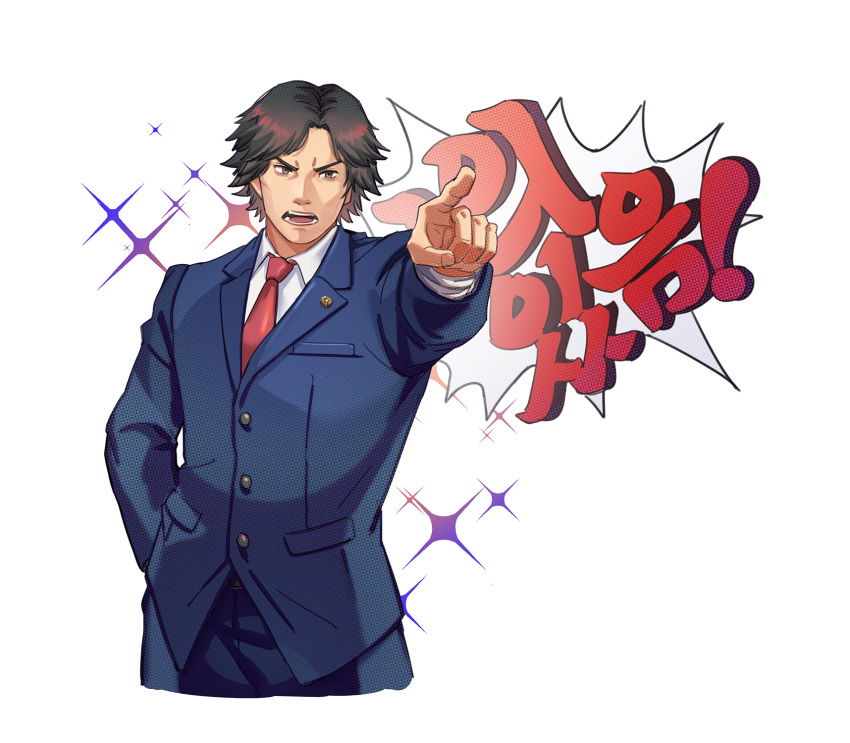 Safebooru - 1boy ace attorney character request copyright request ...