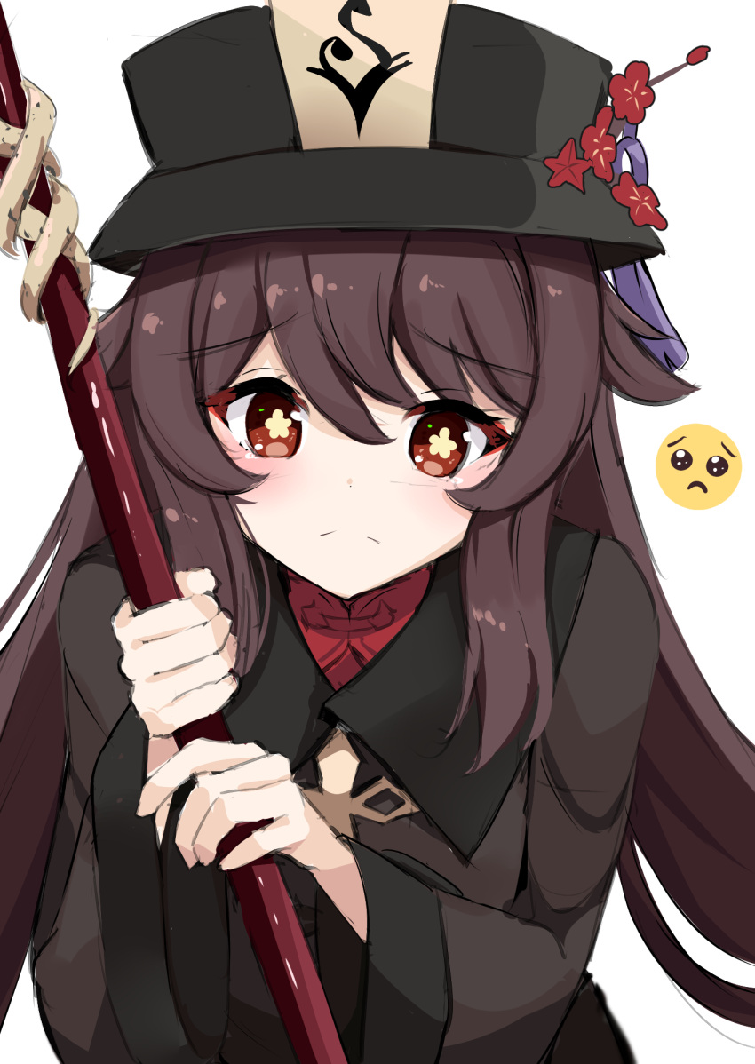 Safebooru - 1girl black headwear black jacket brown eyes brown hair closed mouth day mello ...