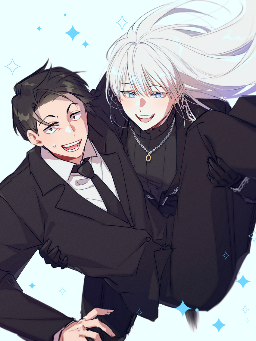 Safebooru - 1boy 1girl angelica (library of ruina) black eyes black ...