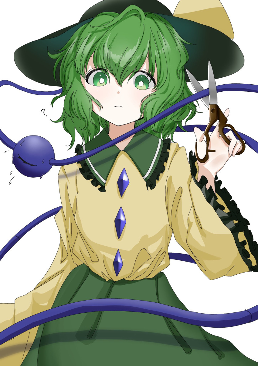 Safebooru - 1girl ? black headwear bright pupils closed mouth ...