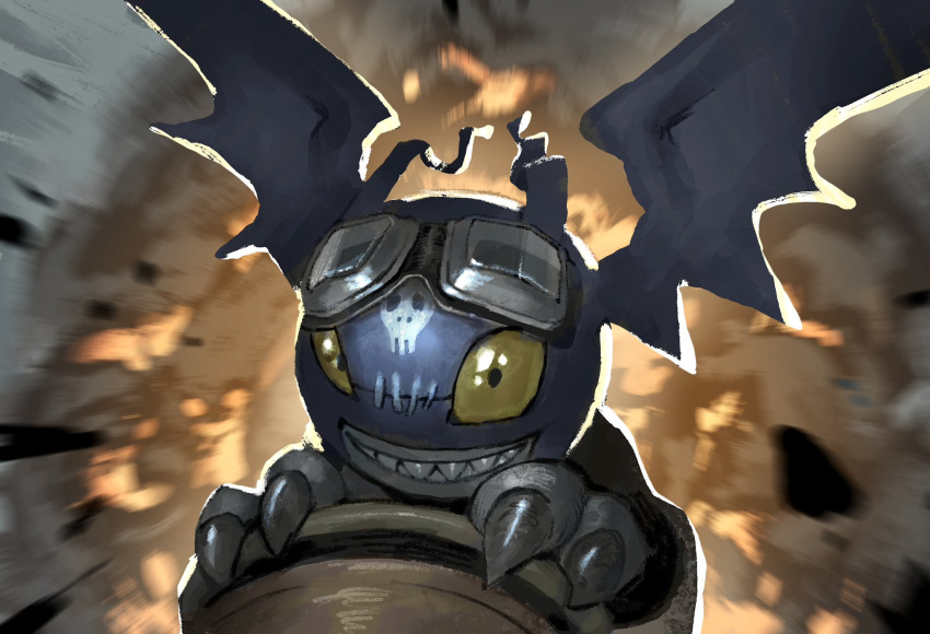 Safebooru - bat wings bly mead creature digimon digimon (creature ...