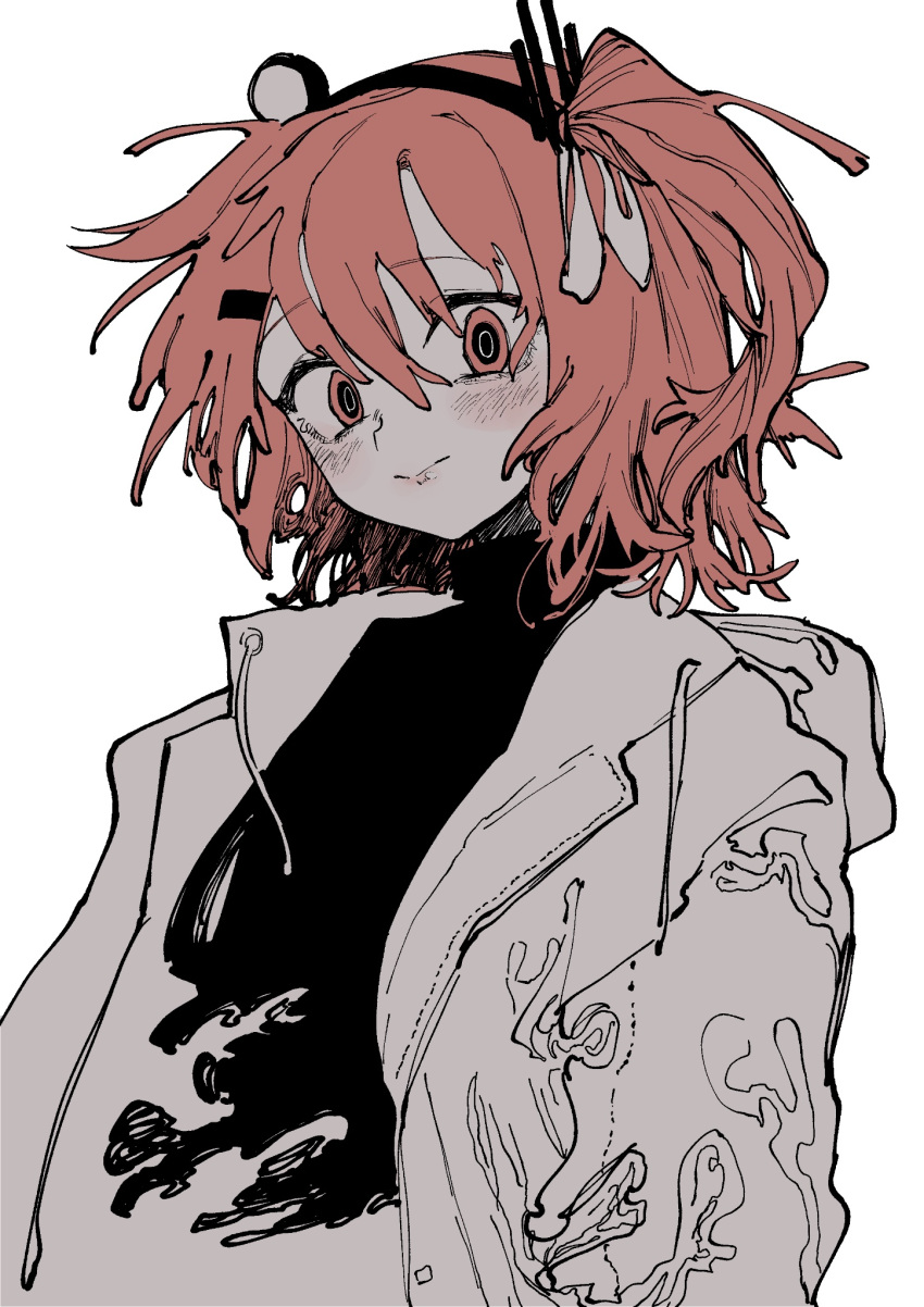 Safebooru - 1girl a.i. voice adachi rei black sweater blush closed mouth commentary dissolving ...