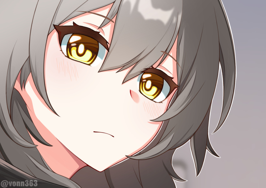 Safebooru - 1girl blurry blurry background blush close-up closed mouth depth of field english ...