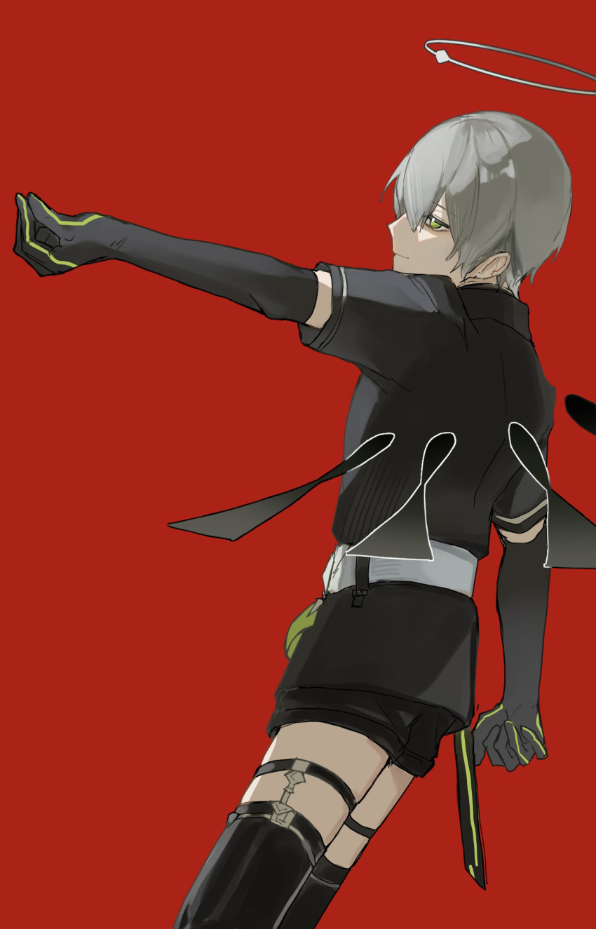 Safebooru - 1boy arene (arknights) arknights black gloves black shirt ...