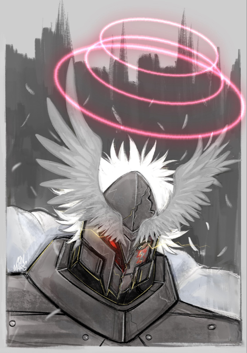 Safebooru - aegiomon border broken helmet digimon digimon (creature ...