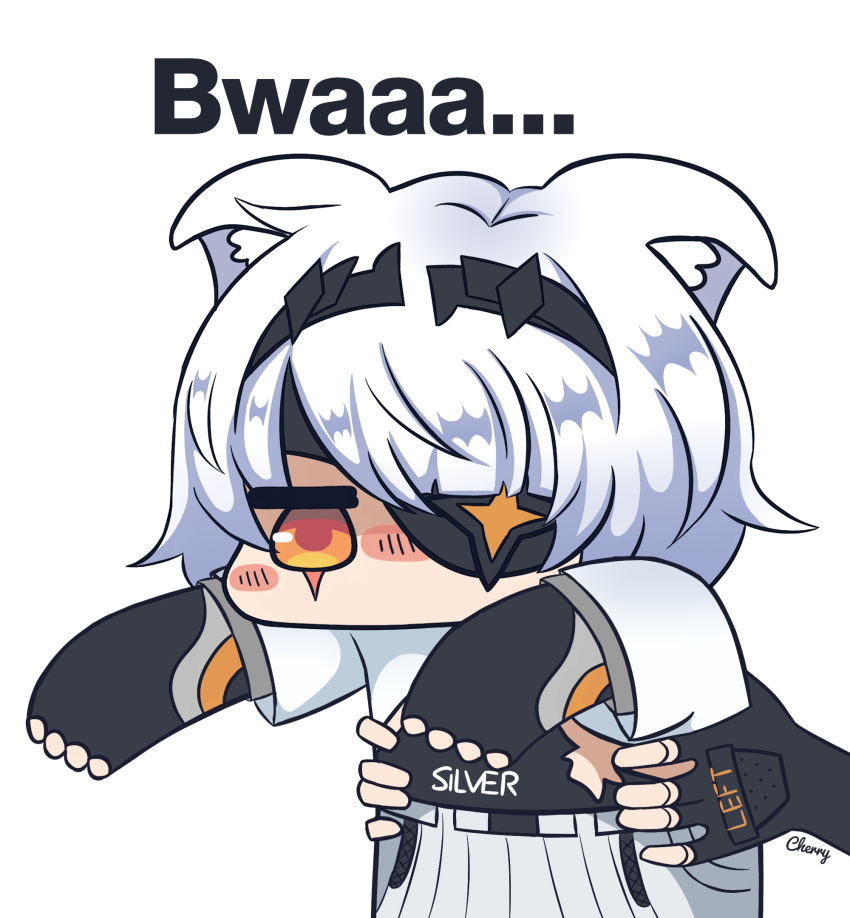 Safebooru - 1girl bwaaa (meme) carrying carrying person eyepatch short ...