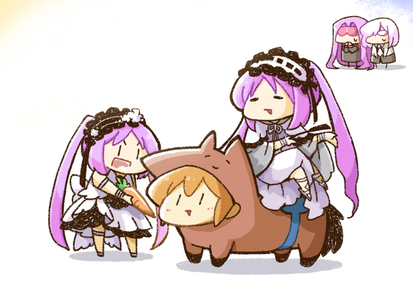 Safebooru - 5girls absurdres blindfold breaker gorgon carrot chinese ...