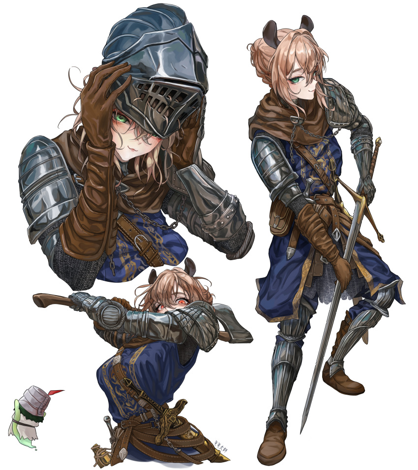 Safebooru - 1girl absurdres armor belt chosen undead chosen undead ...