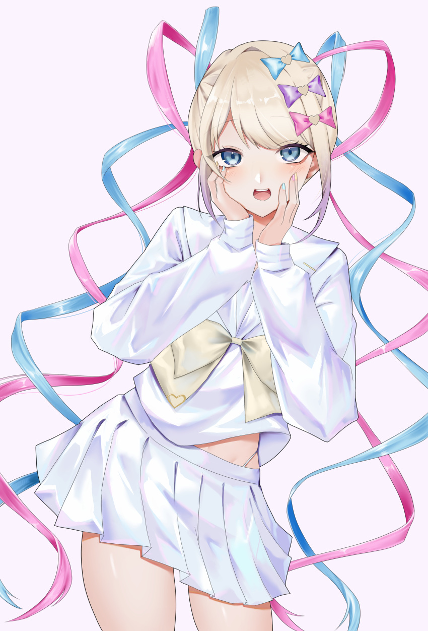 Safebooru - 1girl absurdres blonde hair blue eyes blush bow bowtie chouzetsusaikawa tenshi-chan ...