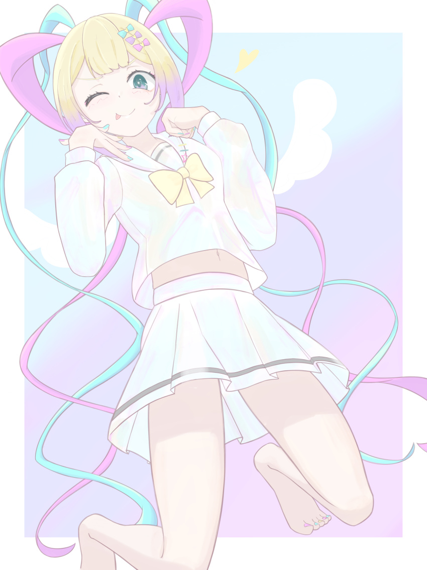 Safebooru - 1girl absurdres blonde hair blue eyes blush bow bowtie chouzetsusaikawa tenshi-chan ...