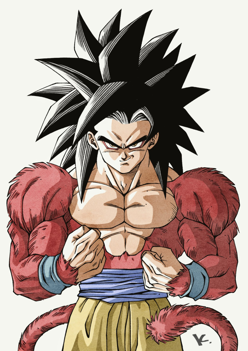 Safebooru - 1boy baggy pants black hair brown pants dragon ball dragon ...