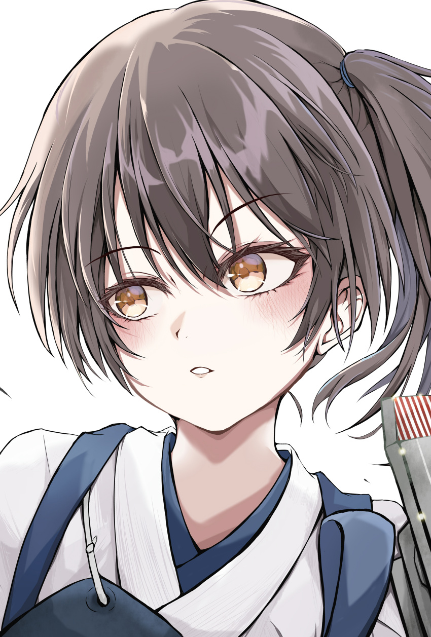 Safebooru - 1girl absurdres blush brown eyes brown hair dairyo3 hair ...