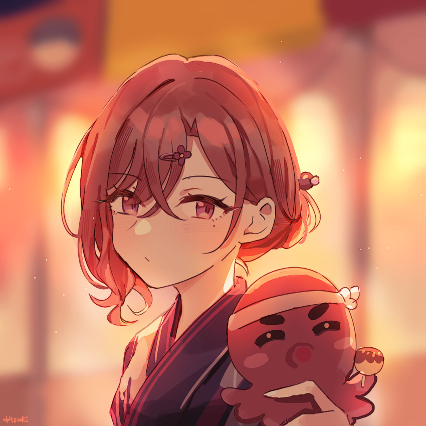 Safebooru - 1girl blurry blurry background brown hair commentary hair ...