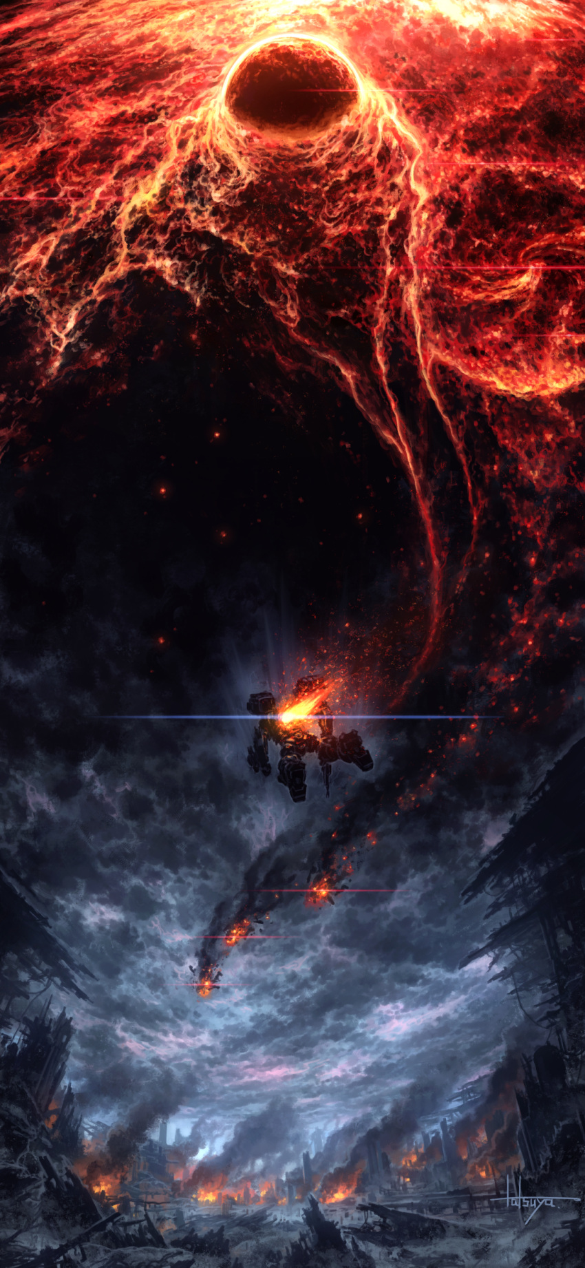 Safebooru - armored core armored core 6 artist name clouds cloudy sky ...